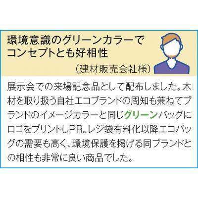 商品検索詳細-Ecolor 折りたたみマイバッグ（グリーン）